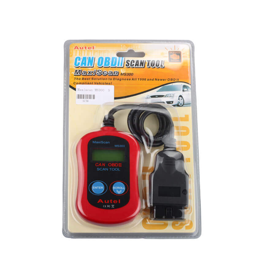 Autel MaxiScan MS300 Universal OBD2 Scanner Car Code Reader CAN ...