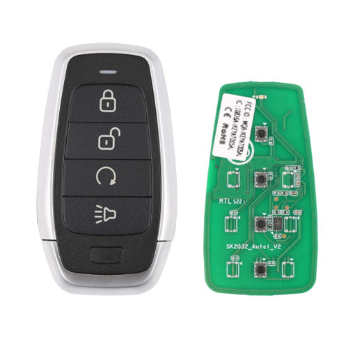 AUTEL IKEYAT004BL Independent 4 Buttons Universal Smart Key - Remote S ...