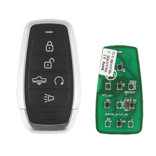 AUTEL IKEYAT005AL Independent 5 Buttons Universal Smart Key Remote Sta ...